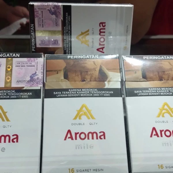 Jual Rokok aroma sigaret mile isi 16 batang per slop isi 10 pack per ...