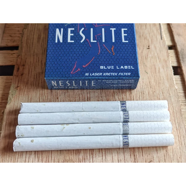Jual Neslite rokok filter kretek blue label isi 16 batang per slop isi ...