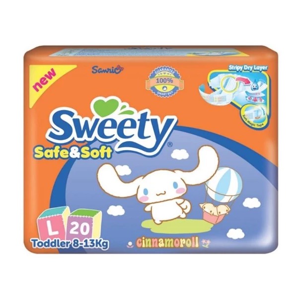 Jual Sweety Safe & Soft S12 x 16 pack/ctn Jakarta | Jaya Utama Santikah