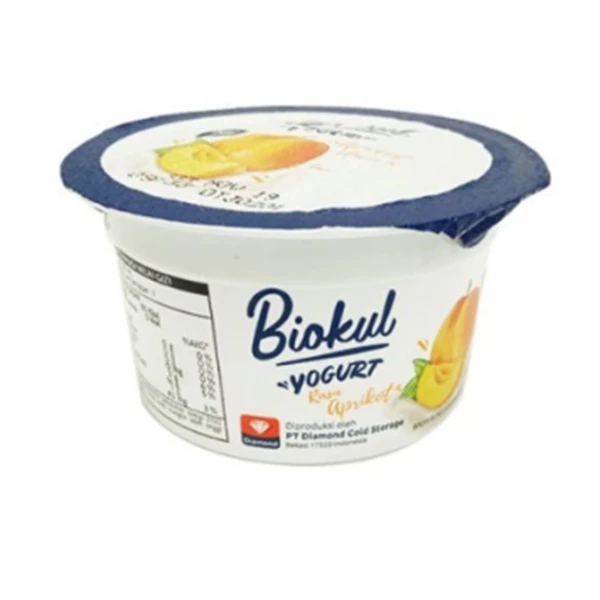 Jual Biokul stirred yogurt apricot 80ml x 12 pcs/ctn (10000340) Jakarta ...